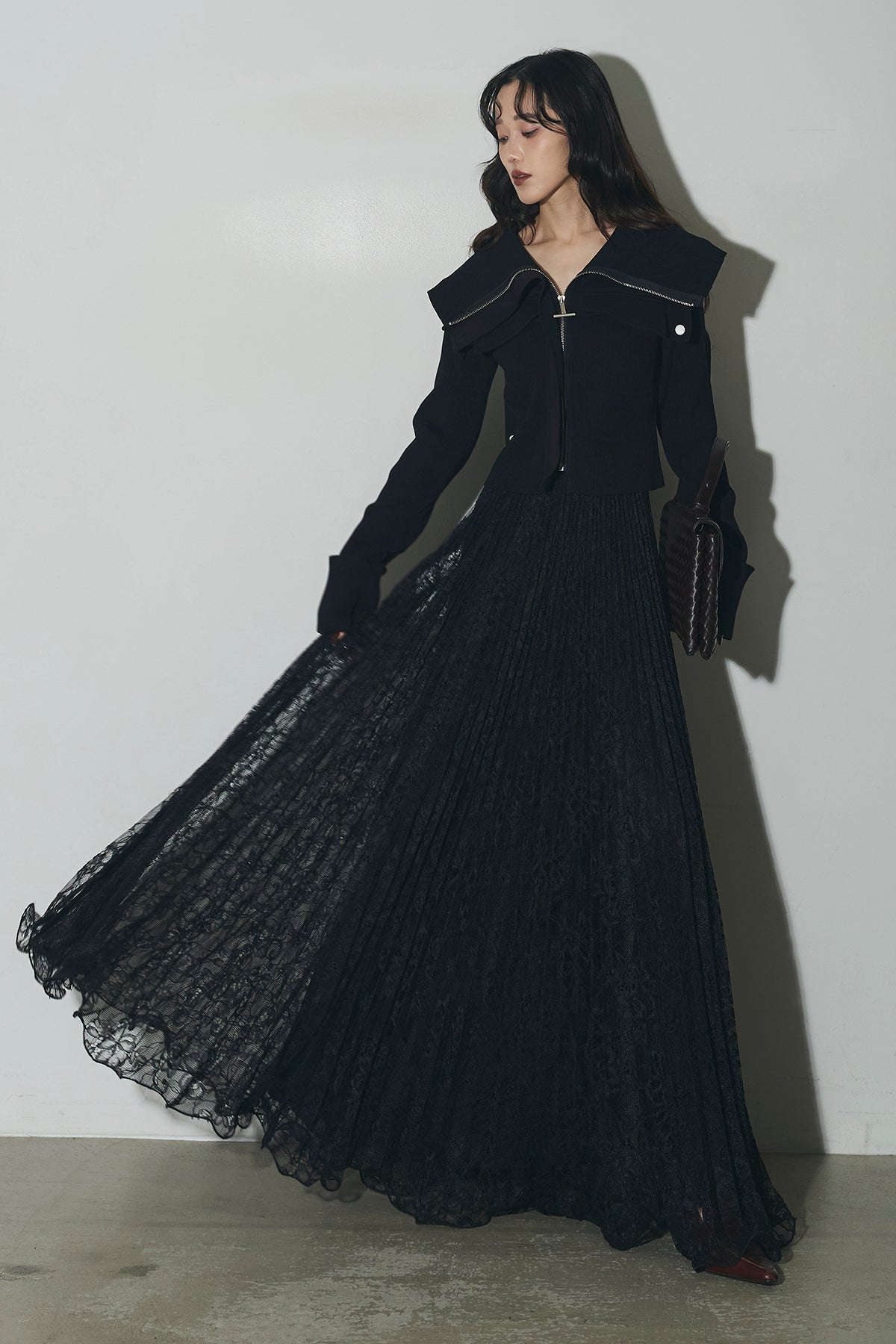 レースプリーツスカート – ANDREA&Co.