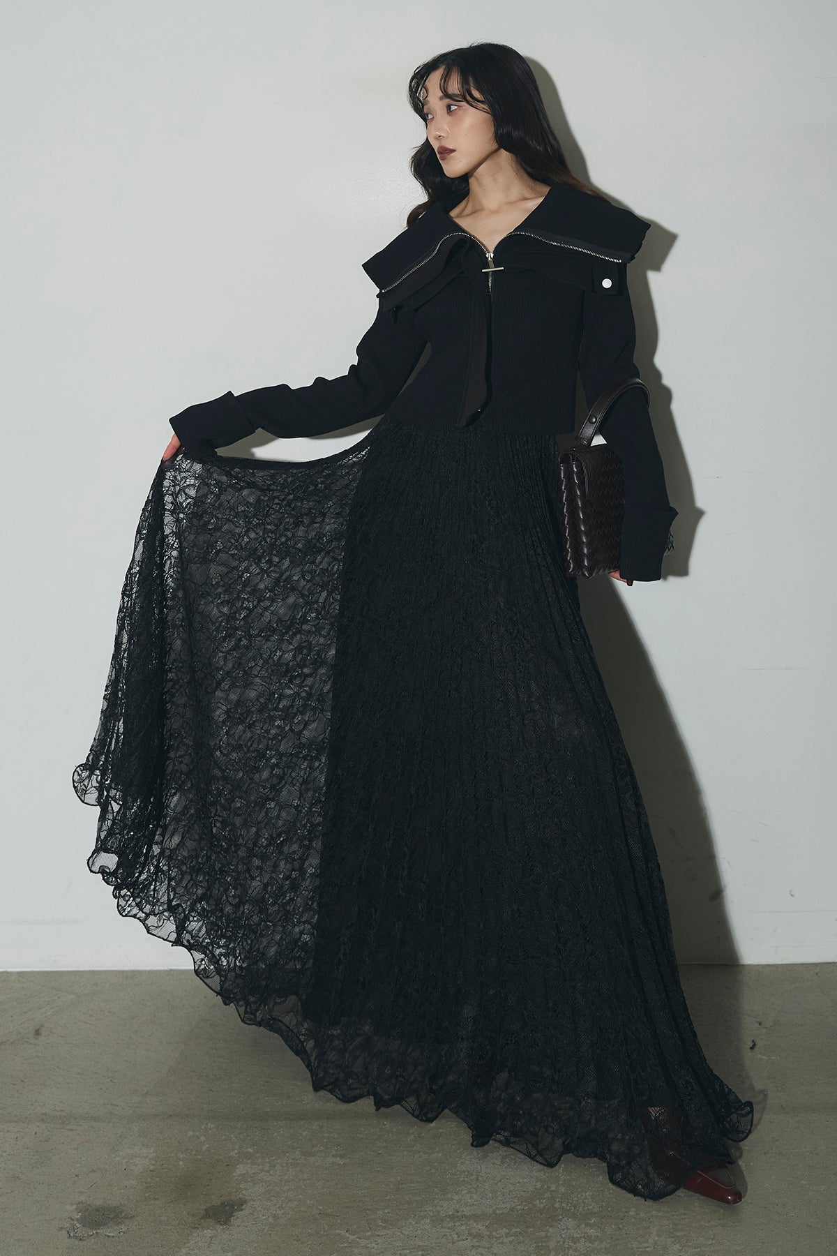 レースプリーツスカート – ANDREA&Co.