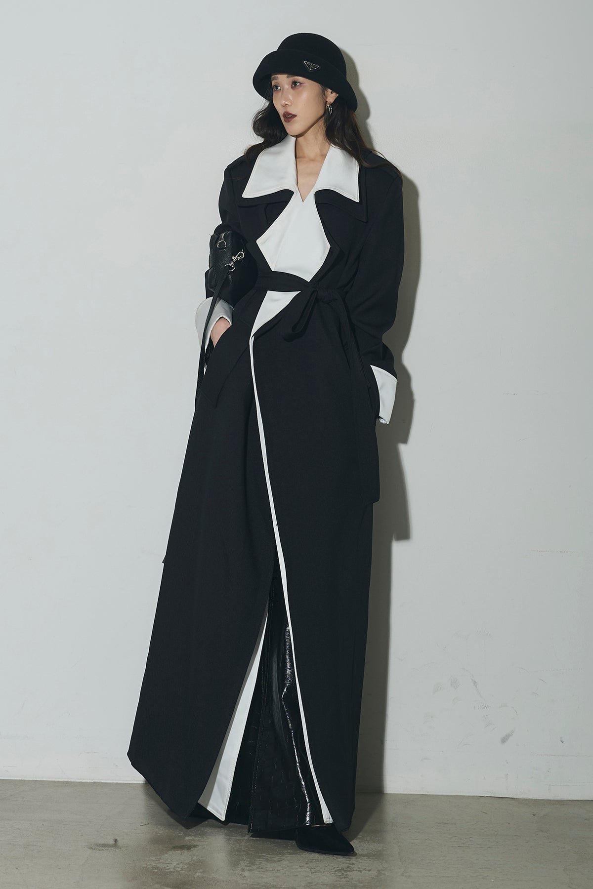 ダブルカラー配色コート – ANDREA&Co.