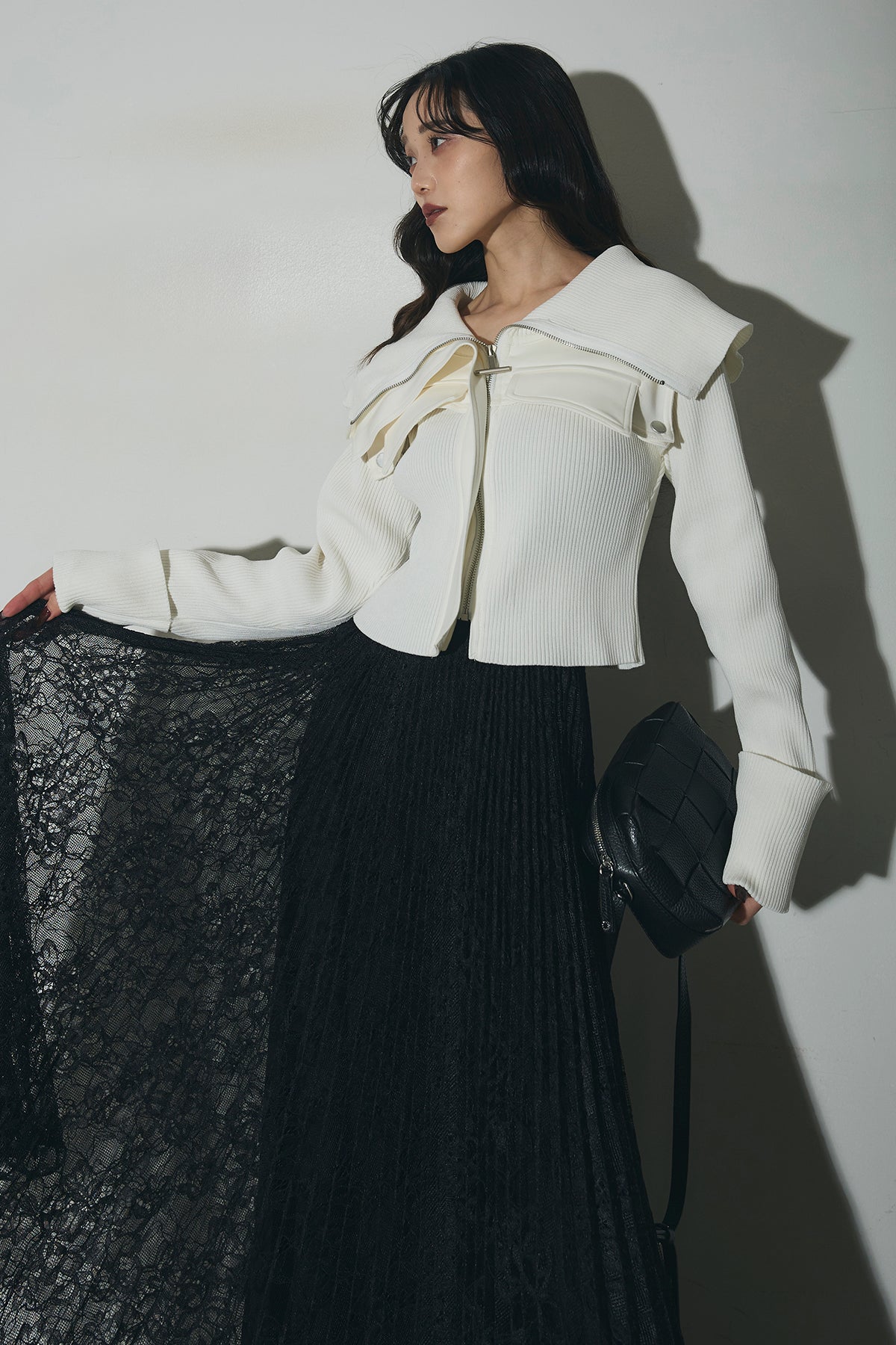 ビッグカラーレイヤーZIPニット – ANDREA&Co.